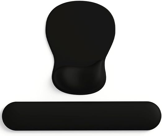 Amazon.com: ErgoComfort Gel Wrist Rest Mouse Pad-Ergonomic Office ...