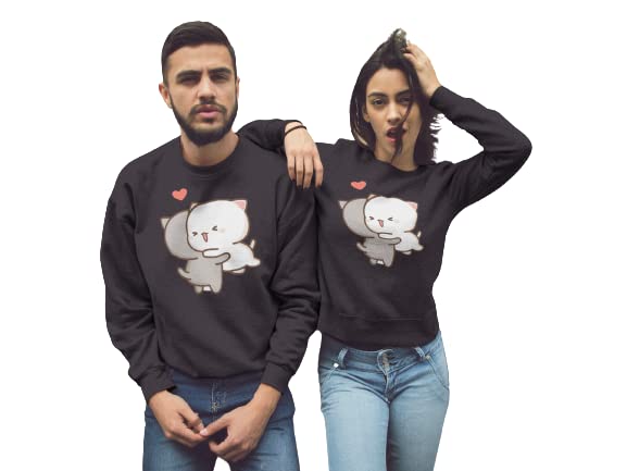 Buy Looky Wooky Bubu Dudu Cute Couple Hoodie for Couple | Hoodies for ...