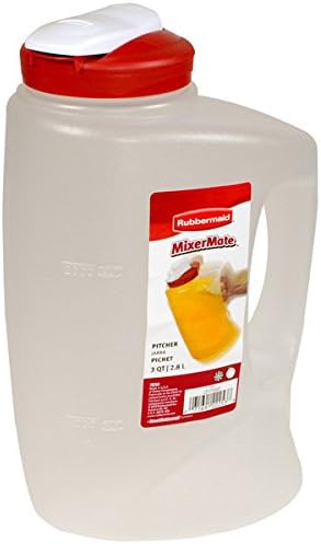 Amazon.com: Rubbermaid 1776501 3 Quart MixerMate Pitcher : Home & Kitchen