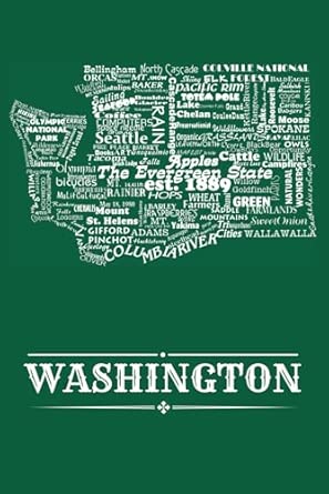 State of Washington Journal Souvenir Notebook Gift: Froehle, Sandrine ...
