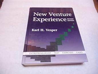 New Venture Experience: Vesper, Karl H.: 9781884021251: Amazon.com: Books