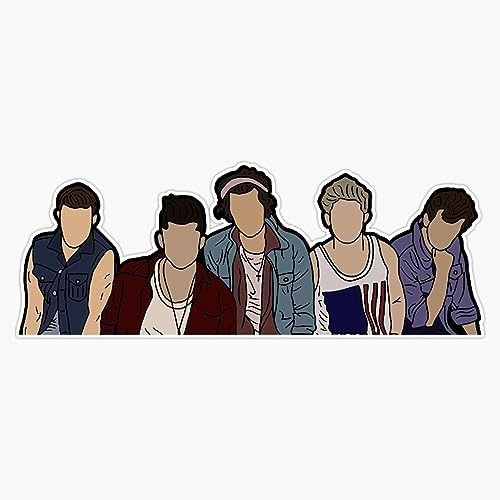 Amazon.com: One Direction Ot5 America Photoshoot Sticker Bumper Sticker ...