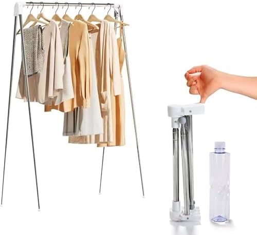 Amazon.com: Household Essentials Valet Folding Clothes Rack, Strong ...