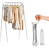 Amazon.com: Heekaby Portable Travel Garment Rack, Collapsible Clothing ...