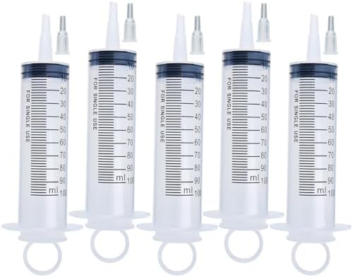 Amazon.com: 100 ml Syringe without Needle - 25 Pack of Individually ...