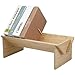 Amazon.com: Vercraft Bamboo Wooden Desktop Bookshelf Tabletop Tilted ...