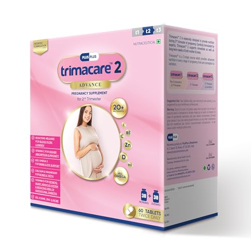 Trimacare 2 | Prenatal Multivitamin For Pregnancy | Iron, Calcium, Veg ...