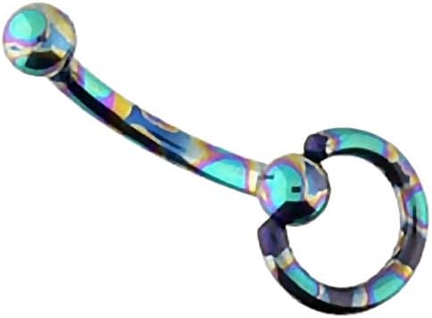 Amazon.com: Titanium Curved Barbells Prince Albert Rings : Clothing ...