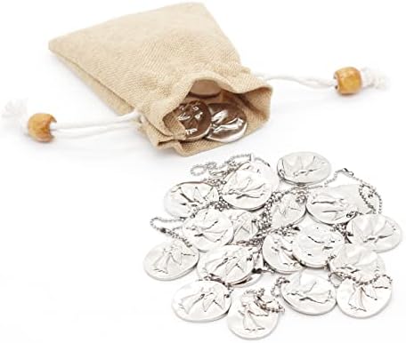 Amazon.com: 30 Pcs Pocket Guardian Angel Coins in Bulk,2 Sided Metal ...