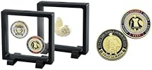 Amazon.com - Challenge Coin Display Case, 4.3" H Coin Display Frame, Clear 3D Floating Holders ...