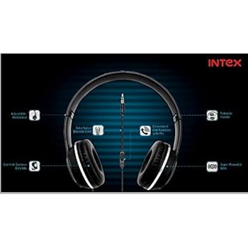 Intex Mega Multimedia Headphones (Black): Amazon.in: Computers ...