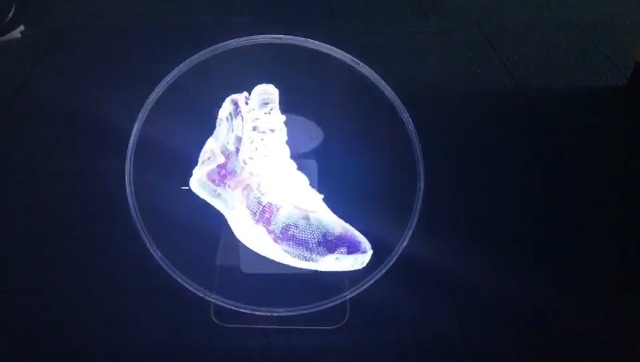 Watch Portable Round Advertising Display 3D Holographic Led Fan on ...