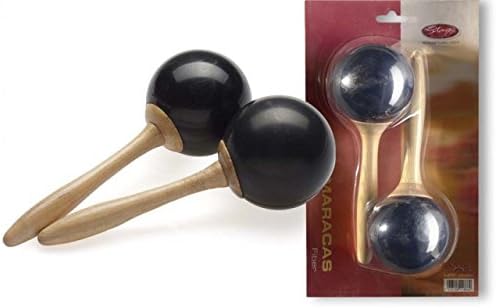 Amazon.com: Meinl Percussion MWM2AM Traditional Wood Round Maracas ...