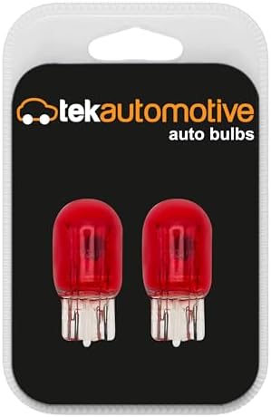 Tek Automotive 580 Bulb Red Brake Light Bulb Tail Light Bulb 380WR Car ...
