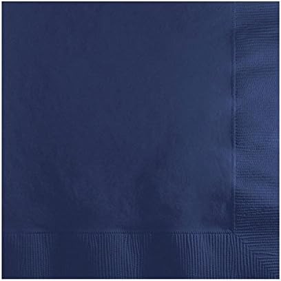 Amazon.com | Sparkle and Bash Navy Blue Monogrammed Napkins with Letter ...
