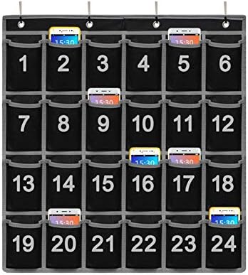 Classroom Hanging Organizer Numbered Pocket Chart for Cell Phones ...