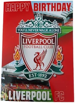 SON LIVERPOOL F.C. OFFICIAL BIRTHDAY CARD. : Amazon.co.uk: Stationery ...