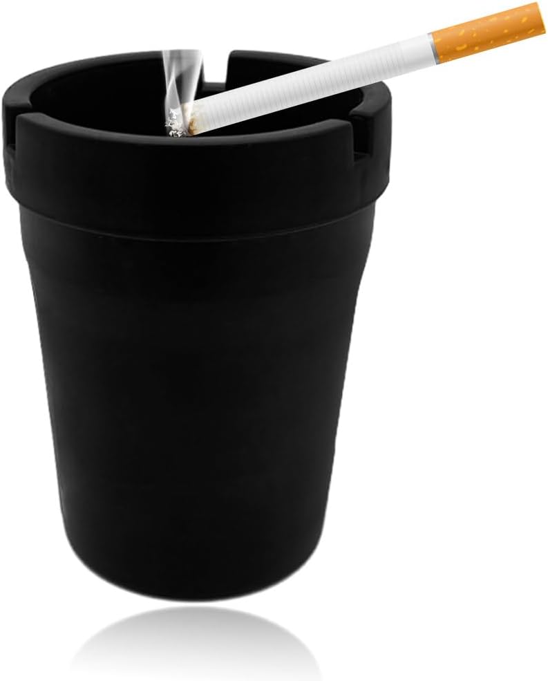 Amazon.com: Gasedin Car Ashtray, Windproof Self-Extinguishing Cup ...