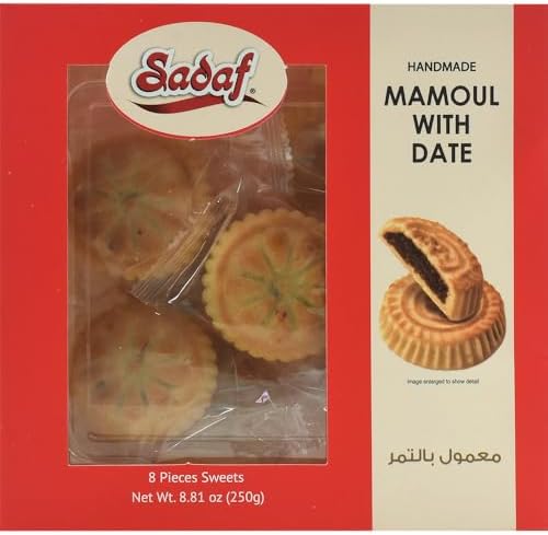 Amazon.com: Sadaf Mamoul with Dates - Handmade Maamoul Cookies - Ideal ...