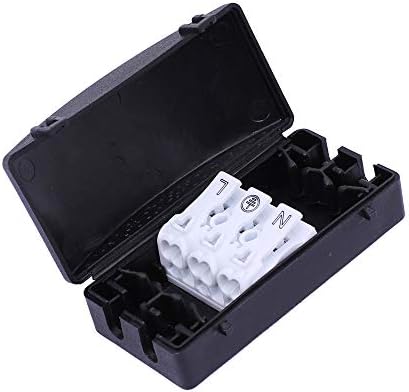 Greenbrook 10 x Connection Box Choc Block Inline Junction Box, Clear ...