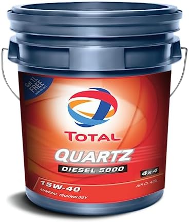 TotalEnergies Quartz 5000 Diesel 15W-40 API CI-4/SL Clean-Shield ...