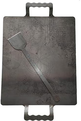 Buy HARISH - Pure Iron Flat Rectangle - Dosa / Roti / Pathri Tawa With ...