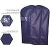 Amazon.com: L-Pack Dark Blue 42in Breathable Garment Bags for Suit and ...