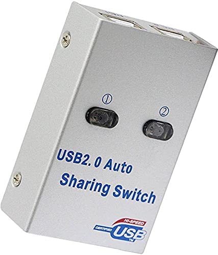 RuhZa 3 in 1 (1) 2 Ports Auto Printer Sharing Switch, USB Sharing ...