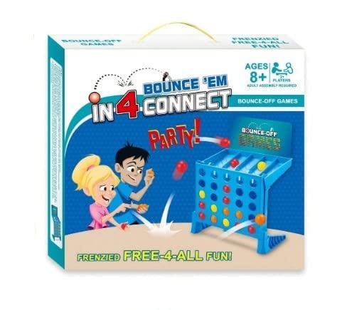 Buy CHARCOALE Plot 4 Bounce Off Game with 25 Balls Kids Family Board ...