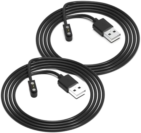 [2 Pack] Smart Watch with Pin Spacing 4MM Charger for Gloryfit ...