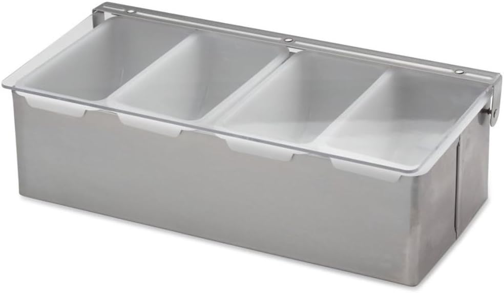 Amazon.com | Soro Essentials- 4 Compartment Stainless Steel Condiment ...