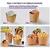 Amazon.com: XZJMY 60 Pack 5oz French Fry Containers,Disposable ...