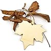 Amazon.com: 32 Pack Wood Maple Leaf Cutouts Unfinished Wooden Maple ...