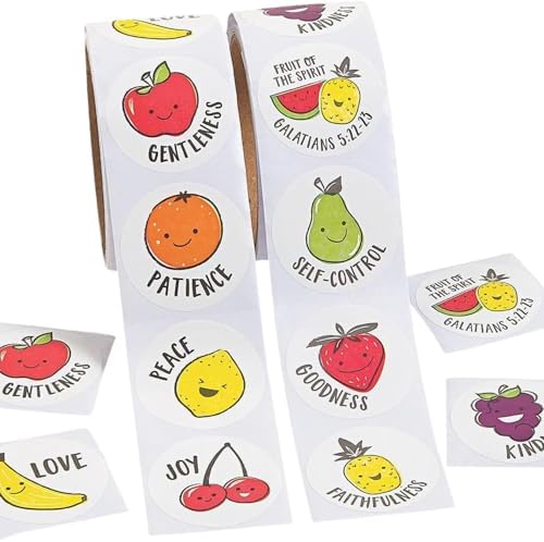 Amazon.com: Smelly Stickers 50ct Fruit of the Spirit, Scented Stickers ...