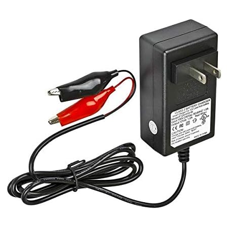Amazon.com: 12V 1 amp Lead Acid Battery Smart Charger with Three-Stage ...