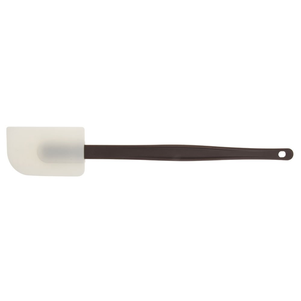 Amazon.com: HUBERT Hi-Temp Spatula White Silicone with Brown Fiberglass ...