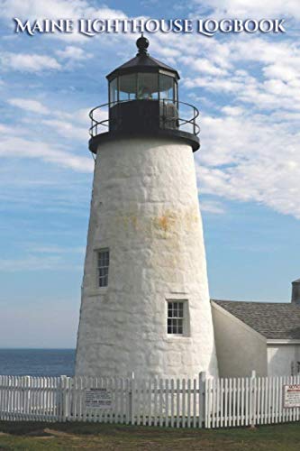 Maine Lighthouse Logbook: Travel Journal Lighthouse Record Log ...
