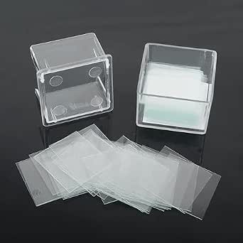 Microscope Slide Cover Slips 22x22mm | 10 Gram Packet (Approx. 30 Cover ...