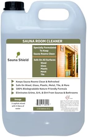 Amazon.com : Sauna Shield Sauna Cleaner - 1.32 Gallons (5L/169 fl oz ...