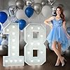 Amazon.com: Imprsv Marquee Numbers 4 Feet tall: Large 18th Birthday ...