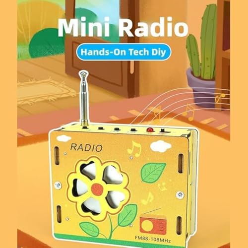 DIY Mini Radio Kit – Wooden Toy for Kids & Teens, Build Your Own Radio ...