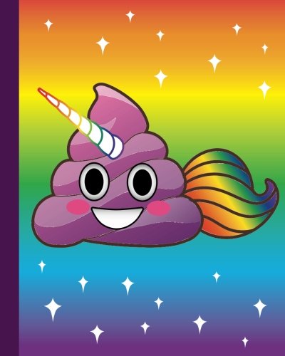 Cute Emoji Unicorn Poop Journal: Purple Unipoo Cute Magical Unicorn ...