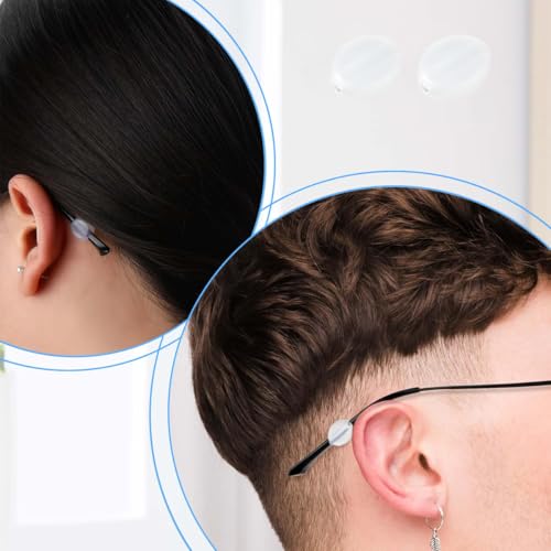HASTHIP Specs Holder Strap Ear Grip, 10 Pairs Glass Holder Silicone ...