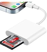 Amazon.com: SD Card Reader for iPhone iPad with Charging Port, SD ...