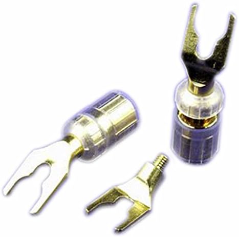 Amazon | SAEC SUPRAシリーズ 高級スピーカー用ターミネーター Y端子 4個1組 SUPRA-CC-SPADE-2PR ...