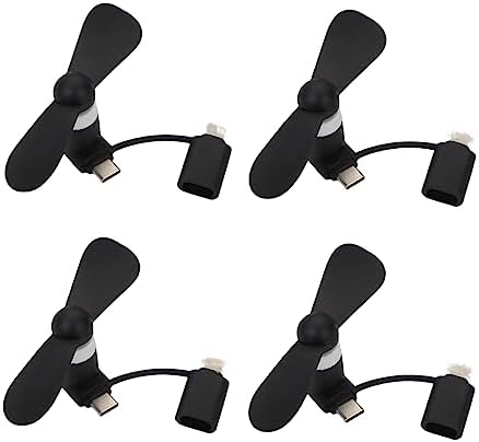 Amazon.com: DHCNDF Mini Cell Phone Fan - Colorful and Powerful 3-in-1 ...