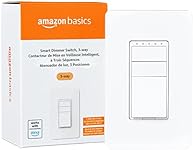 Amazon Basics Smart Dimmer Switch, 3-Way, Works with Alexa Only, 2.4 ...