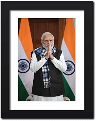 Braj Art Gallery Narendra Modi Portrait Photo Frame Size 13.5X19.5 ...