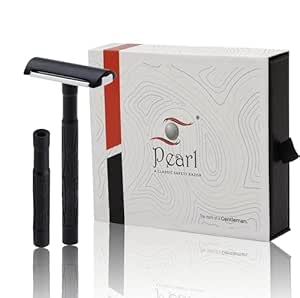 Pearl K2 Dual handle Double Edge Safety Razor made with Brass Metal ...