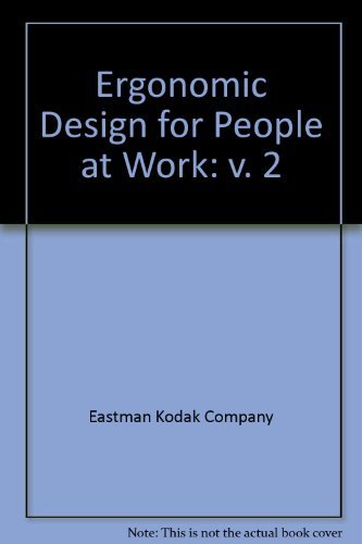 Ergonomic Design for People at Work: v. 2: Amazon.co.uk: 9780442221034 ...